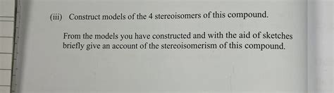 Solved Dash And Wedge Structural Iii ﻿construct Models Of