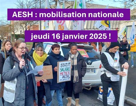 Journée Nationale De Mobilisation Des Aesh Toutes Et Tous En Grève Le 16 Janvier Fsu60