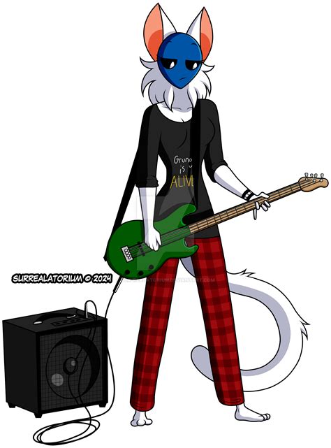 Zoe Playing Bass By Sur Realatorium On Deviantart