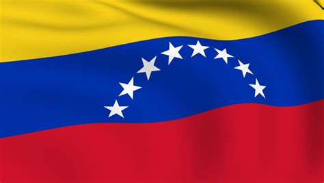 Venezuelan Close Up Waving Flag Hd Loop Stock Footage Video 941746