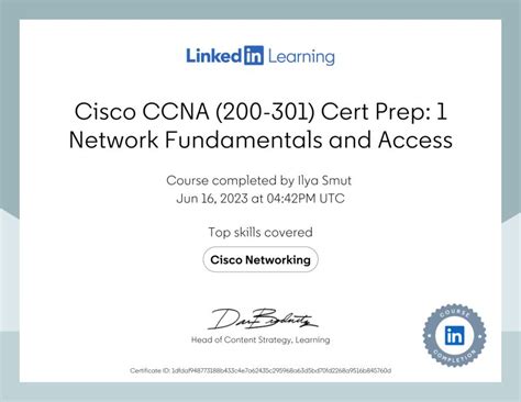 Ilya Smut On Linkedin Certificate Of Completion