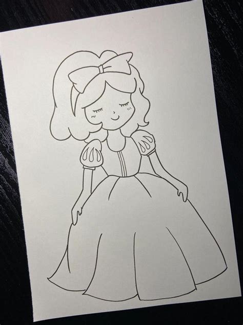 迪士尼公主简笔画图片马克笔（共16张）简笔画图片大全