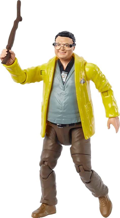 Dennis Nedry Hammond Collection Jurassic Park Boneco Articulado Com Ac