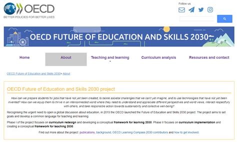 Oecd Future Of Education And Skills 2030 2030talks