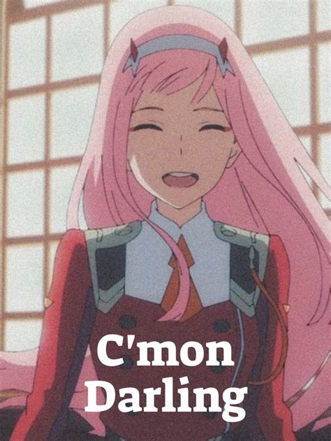 Zero Two Smiling Anime Darling In The Franxx Season 2 Anime