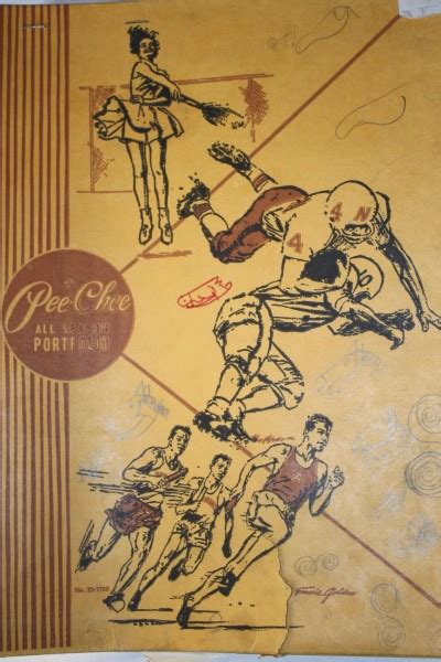 Old Pee Chee Folder With Doodles Photos Public Domain
