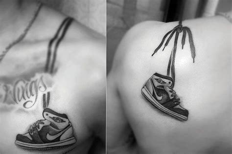 Jordan Tattoo Tatuaje De Nike Tattoos Skull Tatuajes