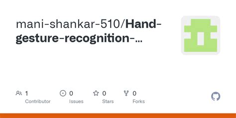Github Mani Shankar 510hand Gesture Recognition Using Convolutional Neural Networks Cnn