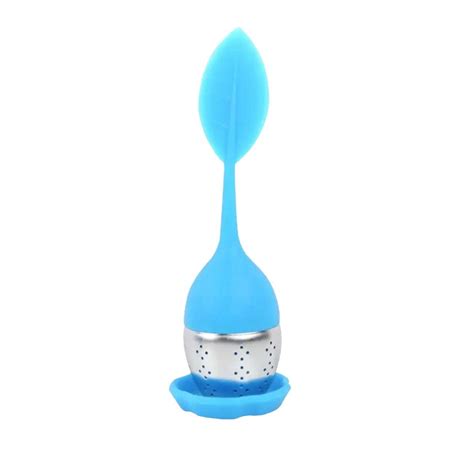 Tea Leaf Silicone Tea Infuser Blue Natures Nudge