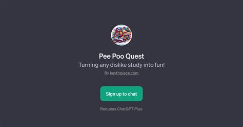 Pee Poo Quest Ai Tool For Interactive Learning
