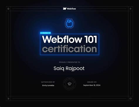 Webflow Webflow101 Saiq Ali