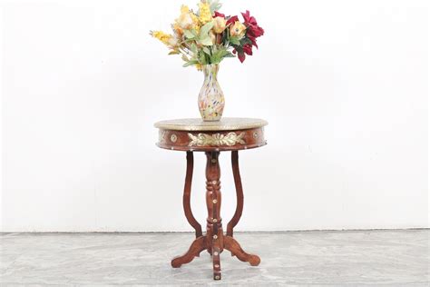 Round Brass Side Table For Sale Offers On New And Second Hand Options