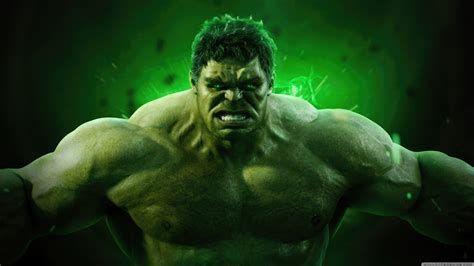 Green Hulk Superhero 4k Uhd Wallpaper For Ultrahd Desktop And Tv
