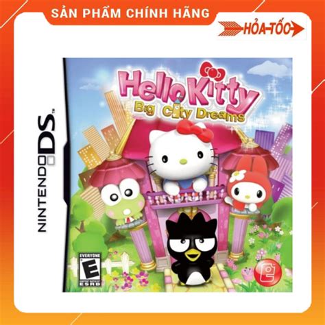 [hcm] Băng Game Nintendo Ds Hello Kitty Big City Dreams Shopee Việt Nam
