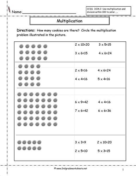 Common Core Math Word Problems Grade 3 Worksheets