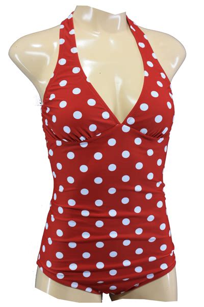 1950s Vintage Polka Dots Swimsuit