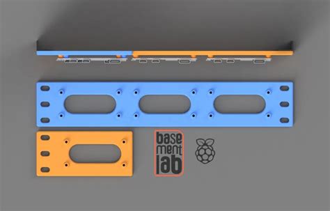 Raspberry Pi Zero 10 Rack Mount Bracket Panel By Basementlab Makerworld