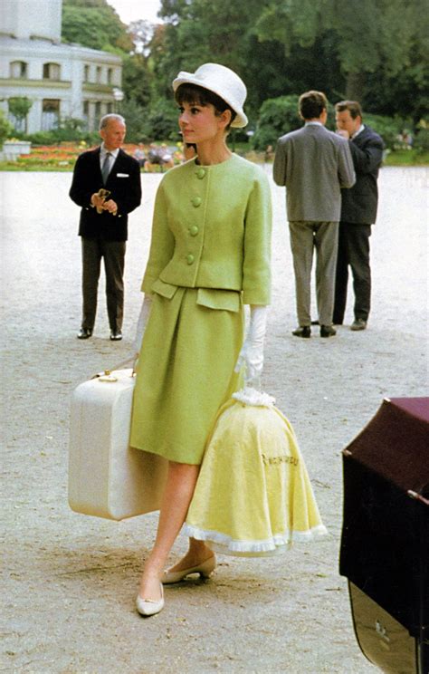 1960 1969 Fashion History Timeline Audrey Hepburn Suit Audrey