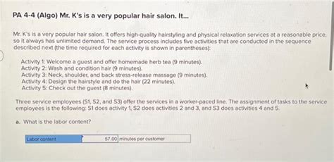 Solved B What Is The Average Labor Utilization Note Round