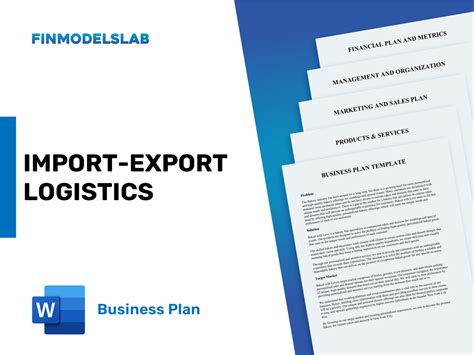 Craft An Import Export Business Plan With Sample