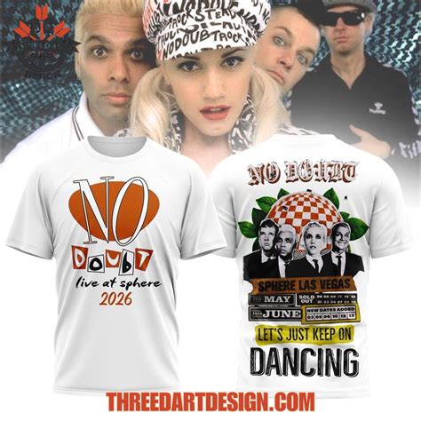 No Doubt Las Vegas Sphere 2026 T Shirt Threedartdesign