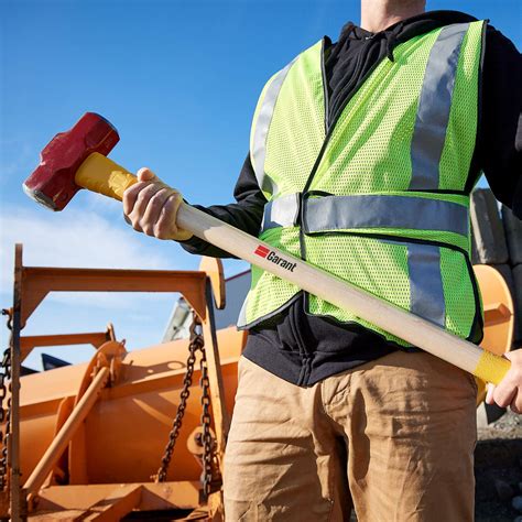 Sledge Hammer 8 Lbs With Overstrike Protection Safety Grip Garant