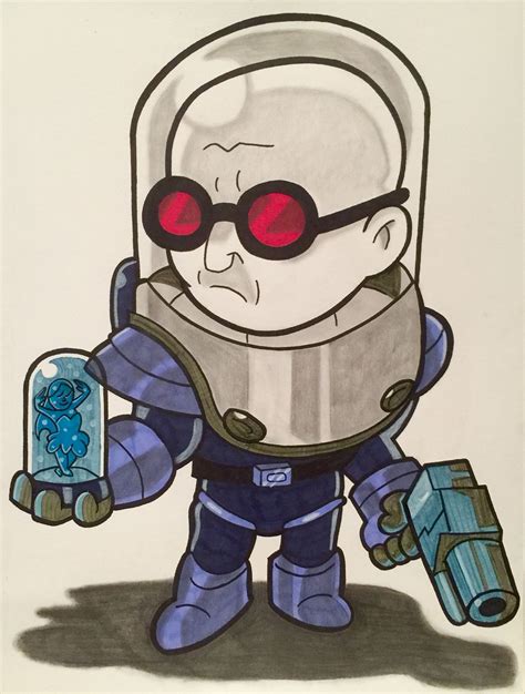 Mr Freeze Chibi Art Graffiti Characters Vintage Comics Street Art