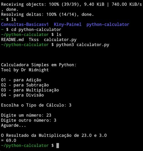 Github Midd3vilpython Calculator Esta é Uma Ferramenta De Cálculo Simples Feita Totalmente