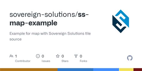 Issues · Sovereign Solutionsss Map Example · Github