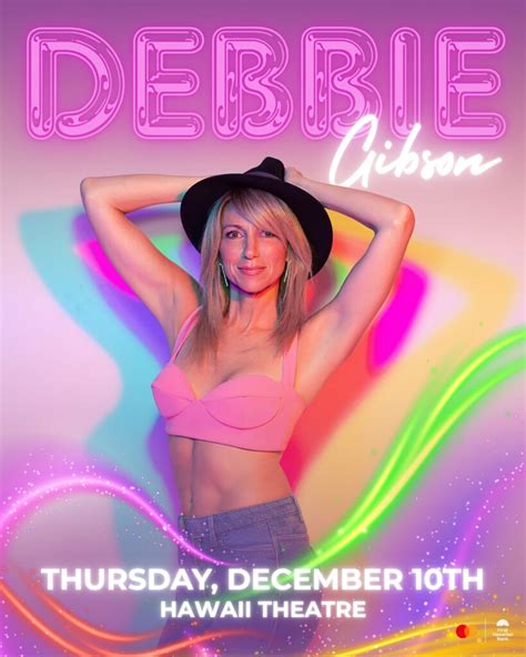 An Evening With Debbie Gibson Hawaii Theatre Center
