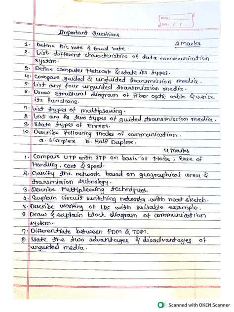 Dcc Class Tetetst 1 Imp Questions 1 Pdf