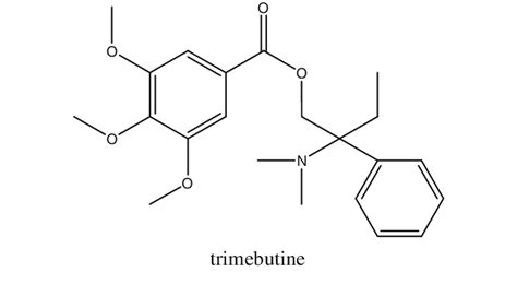 Structure Of Trimebutine Download Scientific Diagram