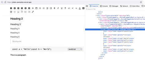 Code Block Renders Incorrectly On Playground Causing Crash Issue Udecode Plate GitHub