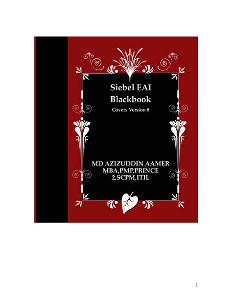 Siebel Eai Blackbook