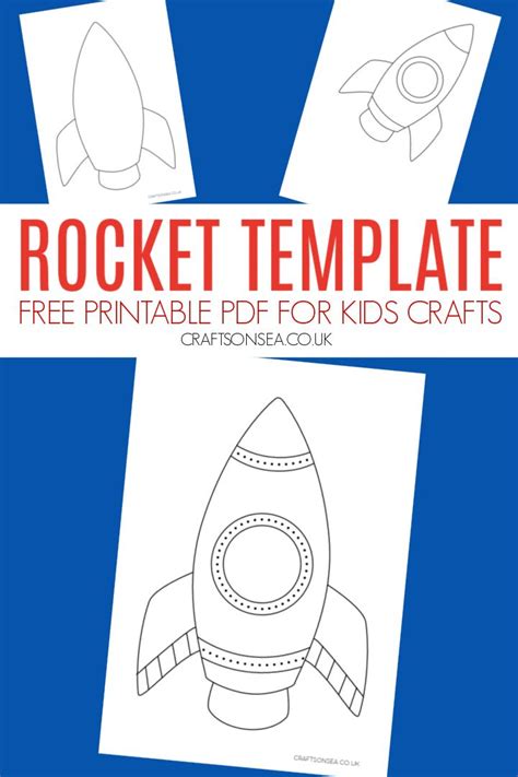 Rocket Template Free Printable Free Printable Rocket Ship Template