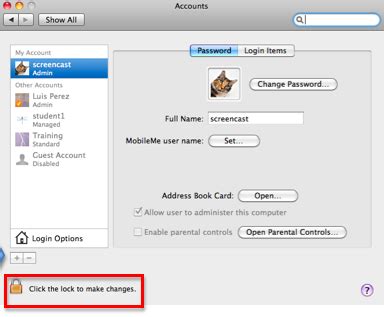 Mac Separate Login And Software Password Madbrown