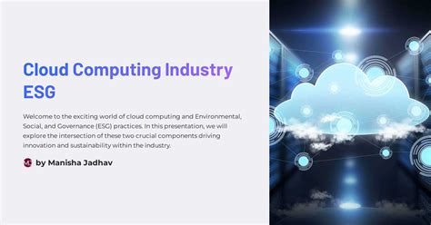 Cloud Computing Industry Esg