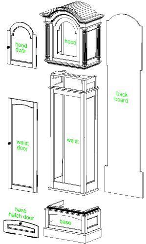 8 Grandfather Clock Plans Ideas Grandfather Clock Clock Wood Clocks