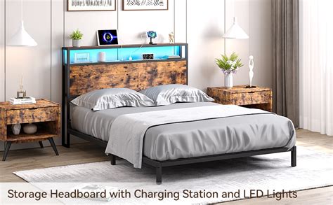 Gaomon Queen Size Headboard Headboard With 2 Outlets Led