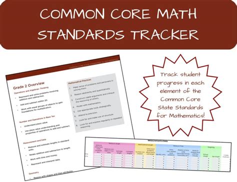 Second Grade Math Standards By Ms Chesters Store Tpt