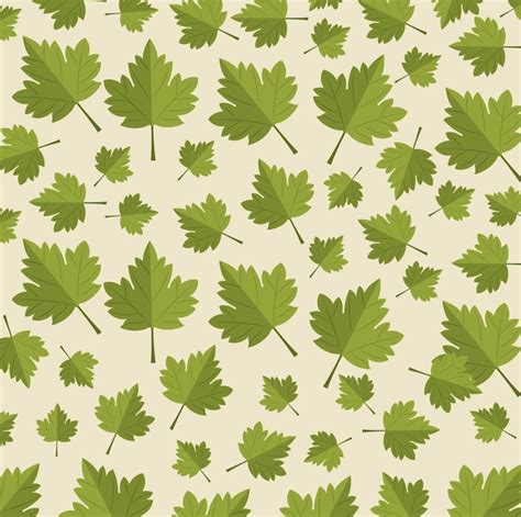 Premium Vector Maple Leafs Canadian Pattern Background