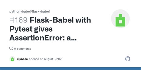Flask Babel With Pytest Gives Assertionerror A Localeselector Function