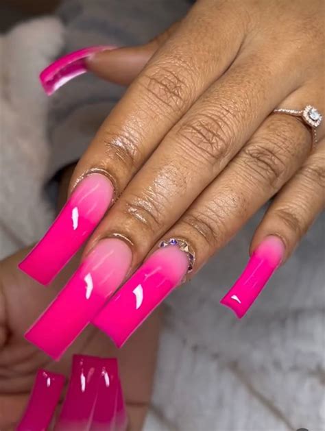 Pin By Nikki Anderson On Nails Long Square Acrylic Nails Square