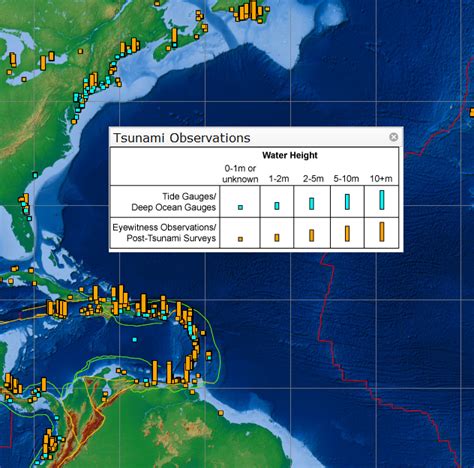 Mega Tsunami Map