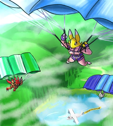 Parachute Day 2024 Digimon Tamers By Quantixseeker On Deviantart
