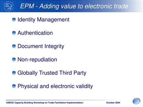 Ppt Electronic Postmark Epm Security And Authentication For Etrade Documents Unedocs