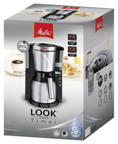 Melitta Look Iv Therm Timer Filter Coffee Machine Perfect Coffee All Day