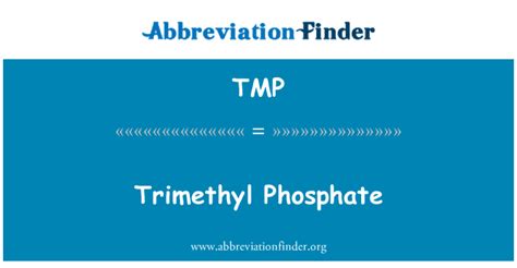 Tmp Sta Per Trimetil Fosfato Trimethyl Phosphate