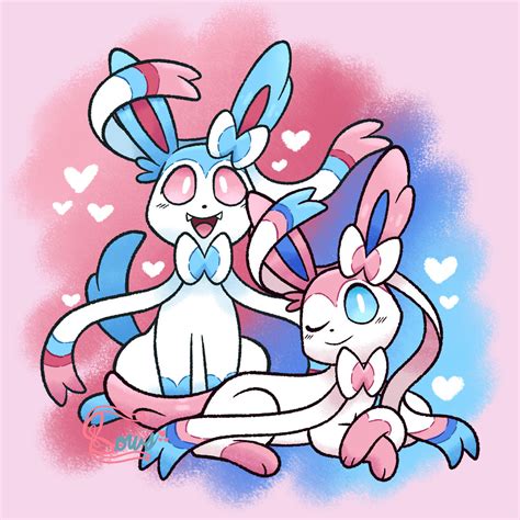 Sylveons For Pokemon Day By Bowsaremyfriends On Deviantart