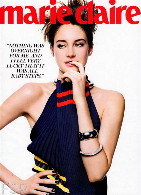 Shailene Woodley Marie Claire Magazine April 2014 Issue • Celebmafia